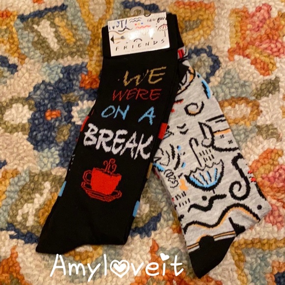 FRIENDS | Underwear & Socks | Friends The Tv Show Were On A Break Sock ...